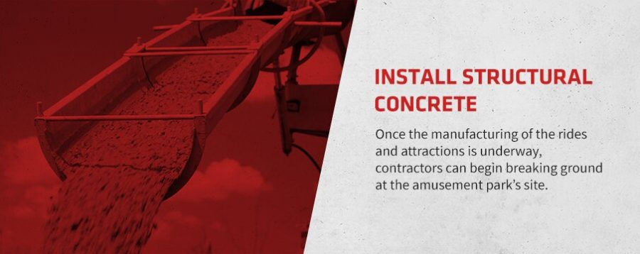 Concrete Construction for Amusement Parks & Roller Coasters